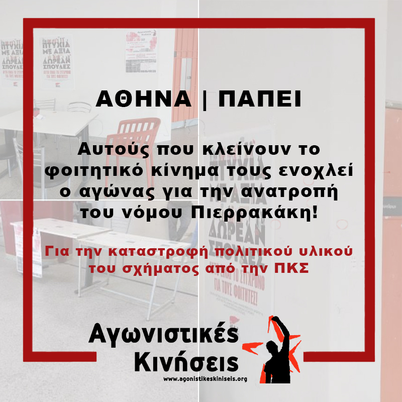Αγωνιστικές Κινήσεις ΑΕΙ-ΤΕΙ